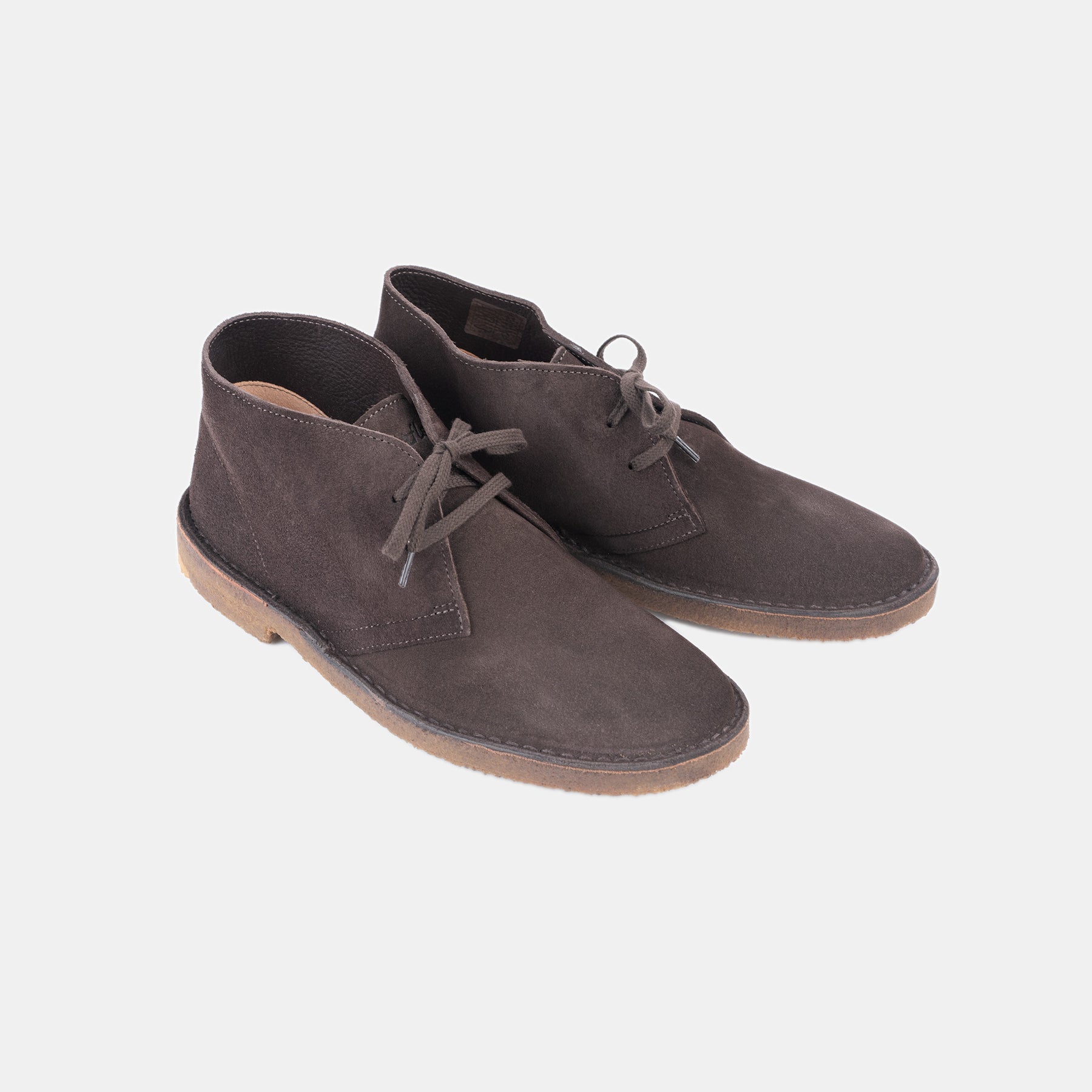 Montflex Desert Boot in Suede - Dark Brown – Caine Clothiers