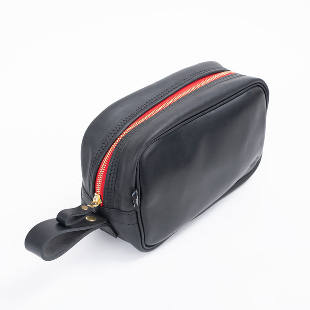 Travel Kit in Black Waxed Leather – Caine Clothiers