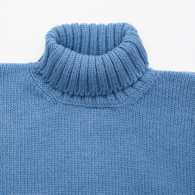 RAF Comforts Roll Neck in Air Force Blue – Caine Clothiers