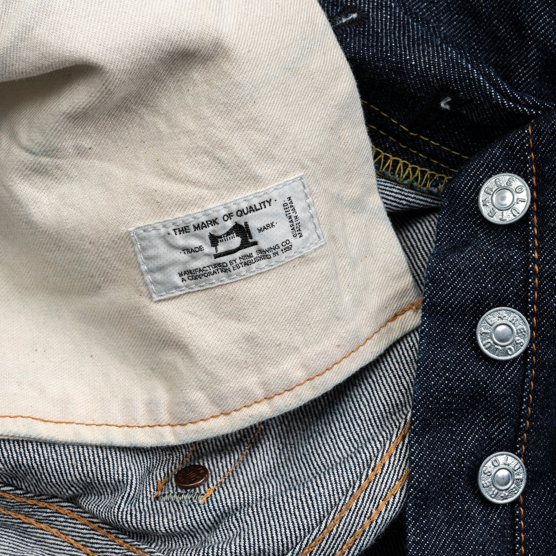 Resolute 711 - 13.3oz Indigo Selvedge Denim Jeans – Caine Clothiers