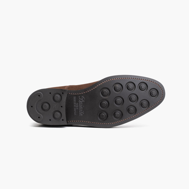 Dumas Cap Toe Derby in Brown Suede – Caine Clothiers